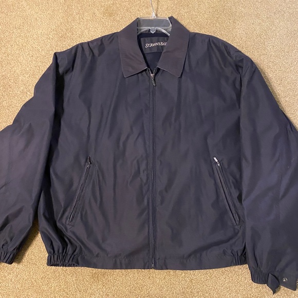 St. John's Bay | Jackets & Coats | Mens Lightweight Bomber Style Jacket ...